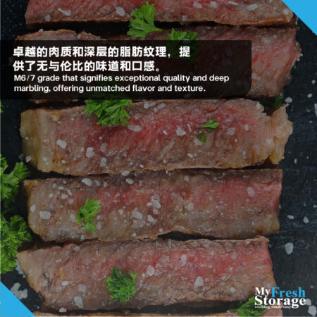 Aust Wagyu M6/7 Striploin – My Fresh Storage
