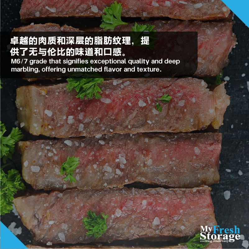 Aust Wagyu M6/7 Striploin – My Fresh Storage